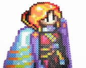 Retro video game jewelry and perler sprites by ReturnersHideout