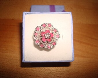 Unique ruby ring | Etsy