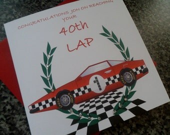 Formula one card | Etsy