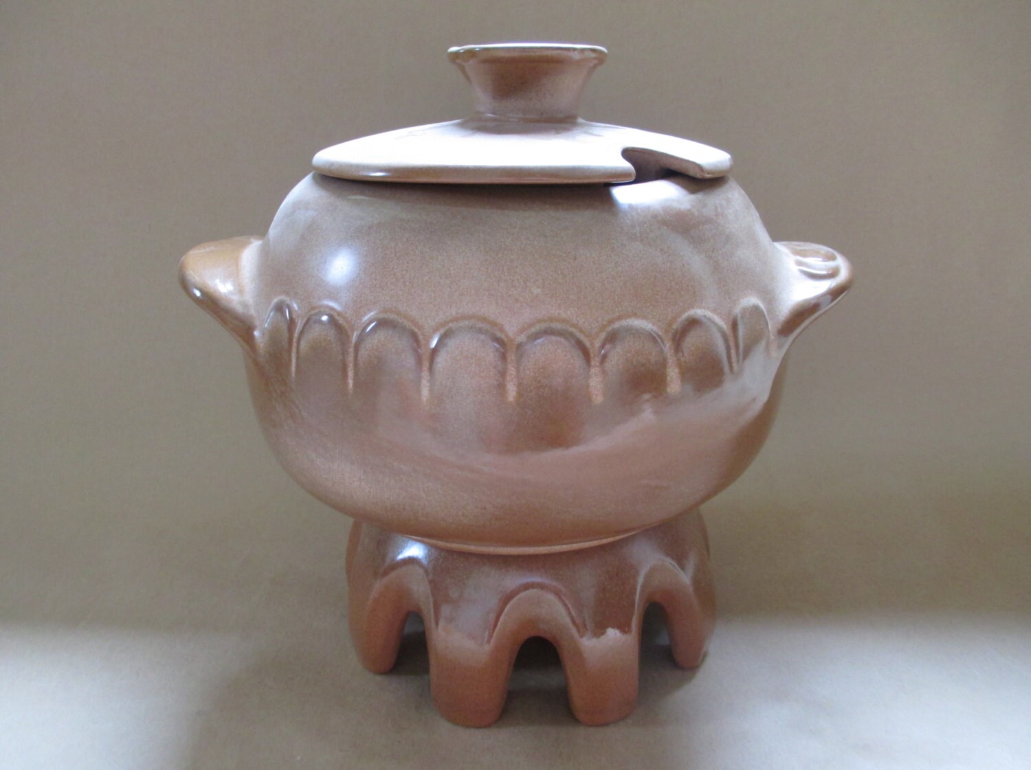 Frankoma Pottery; Bean Pot, Tureen, Frankoma Lazy Bones, Frankoma ...
