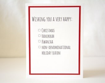 Non Denominational Holiday Cards Printable