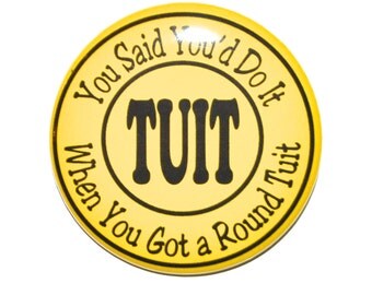 Popular items for round tuit on Etsy