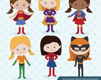 Popular items for super heroes clipart on Etsy