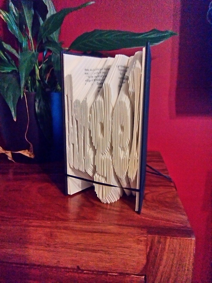 Book Folding Alphabet Alphabet 2 Chunky and Curved Font