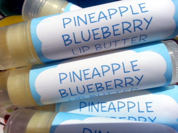 Pineapple Blueberry Lip Butter Lip Balm Lip Moisturizer