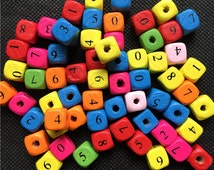 Popular items for number beads on Etsy