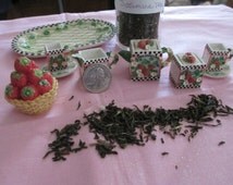 Popular items for strawberry tea set on Etsy