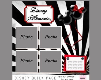 disney digital scrapbook – Etsy