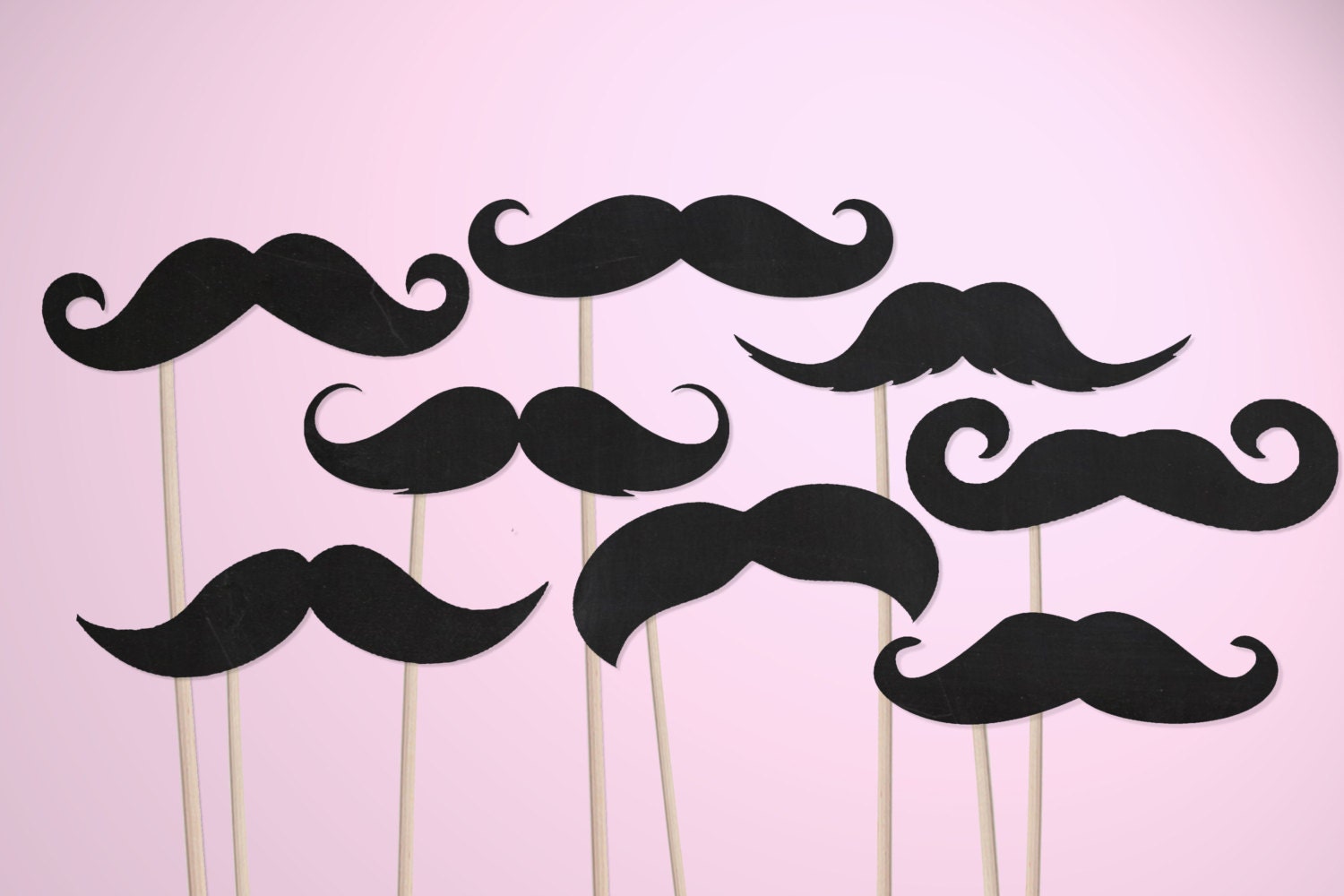 Printable Mustache Photo Booth Props Classic by TheRusticBerry