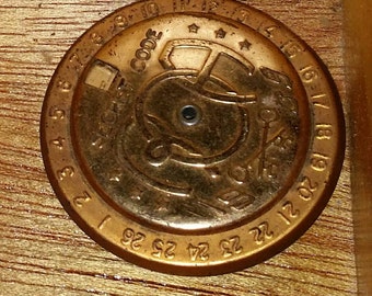 Little Orphan Annie Secret Society Decoder Pin.