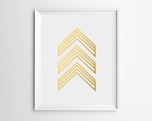 Popular items for chevron art print on Etsy