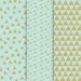 Mint and Gold Glitter Digital Paper. Gold Sparkle Scrapbooking