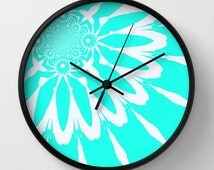 Popular items for turquoise clock on Etsy