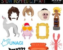 Popular items for friends clip art on Etsy