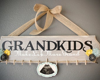 Grandkids sign | Etsy