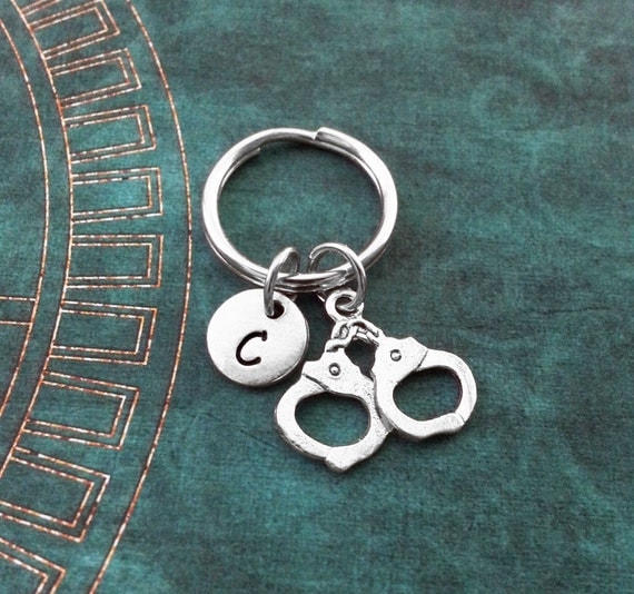 Handcuffs Keychain VERY SMALL Handcuff Keychain Personalized
