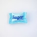 Blue Sugar Substitute Packet Cat Toy Pet Lover Diner