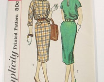 Popular items for 50s sheath dress on Etsy