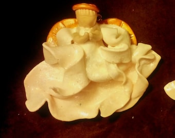 Custom Made Polymer Clay Angels