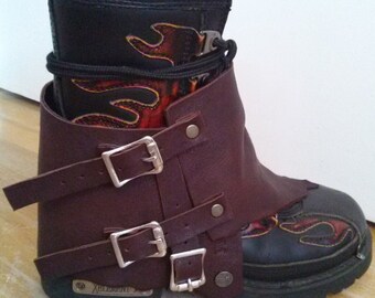 Leather boot covers | Etsy