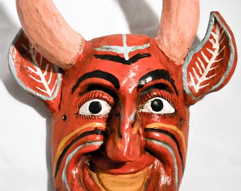 Mexican devil mask | Etsy