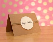 Popular items for rustic birthday card on Etsy