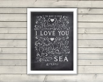 Custom Chalkboard Nursery Quote by LoveSweetPeaCards on Etsy