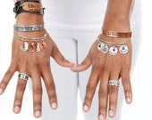 Engraved Cuffs Boho Necklaces Beaded by ExpressionsBracelets