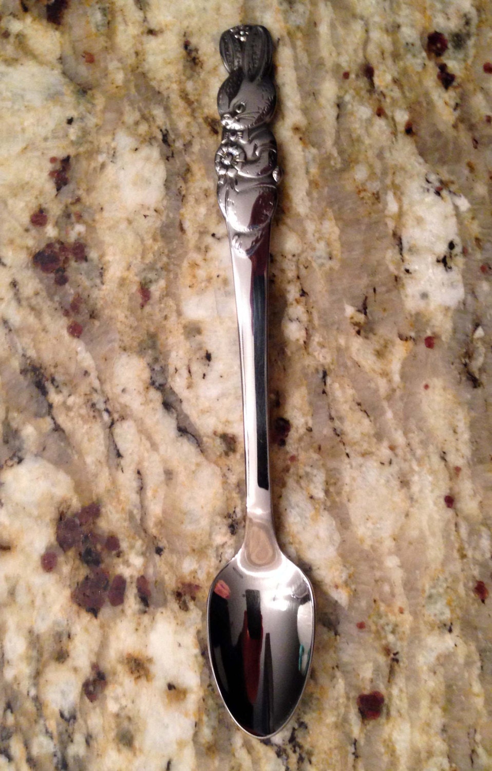New 70s BEATRIX POTTER Peter Rabbit Oneida Stainless Steel SPOON New in ...