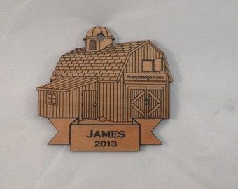 Personalized Barn Wall Sticker Decal for Kids Room