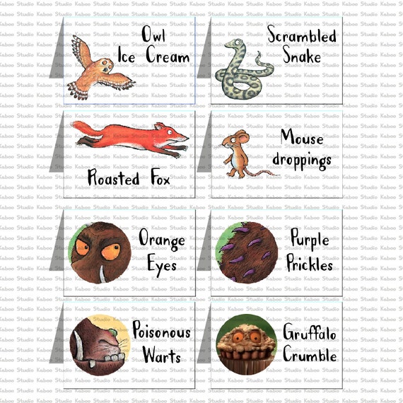 DIGITAL Gruffalo Tents - Gruffalo Birthday party - PRINT yourself - NOT ...