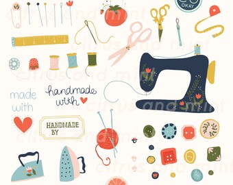 Sewing clipart | Etsy