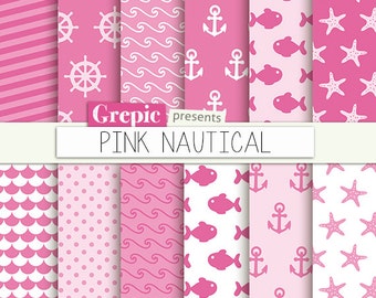 Pink nautical | Etsy