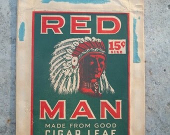 Popular items for red man tobacco on Etsy