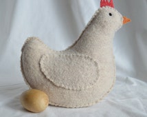 Popular items for stuffed hen on Etsy