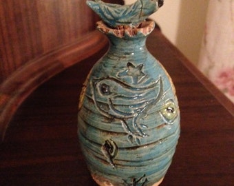 Blue perfume bottles | Etsy