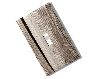 Wood switch plate | Etsy