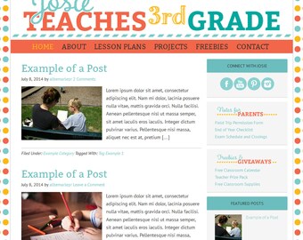 Popular items for teacher blog design on Etsy