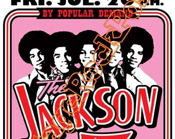 Unique jackson five related items | Etsy