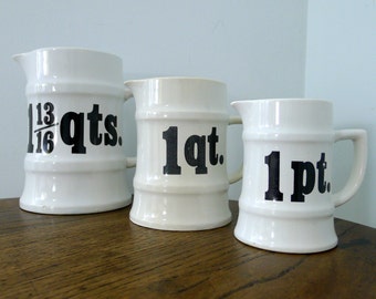 Popular items for measuring pitcher on Etsy
