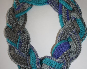Popular items for braided scarf on Etsy