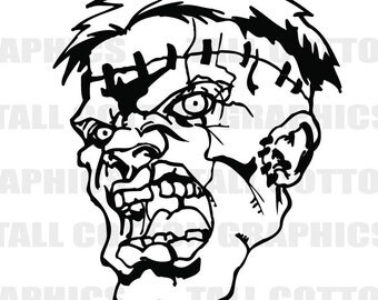 Frankenstein decal | Etsy