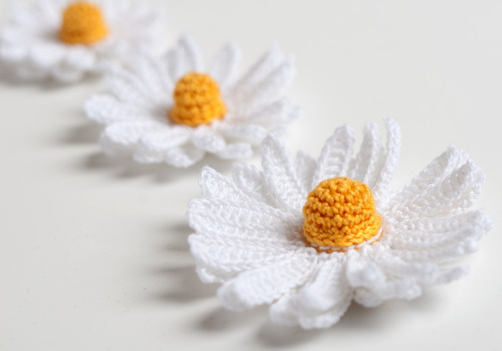 Crochet Pattern Daisy Flower Digital file PDF