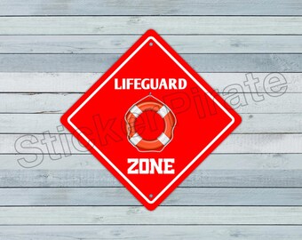 Lifeguard signs | Etsy