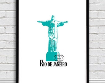 Rio poster | Etsy