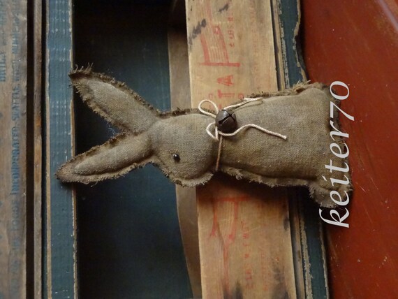 Primitive Easter Rabbit Bunny Ornie/Ornies Bowl Fillers Three