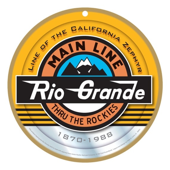 Denver Rio Grande Railroad Logo Wood by CreativeReproduction