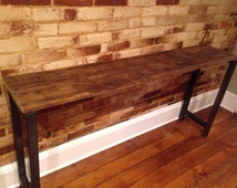 Popular items for reclaimed wood console table on Etsy