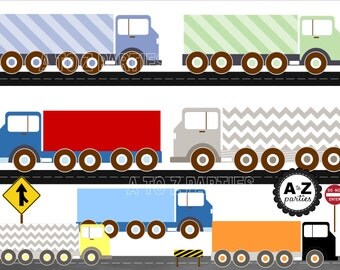 Dump truck clipart | Etsy