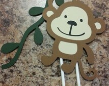 Unique monkey topper related items | Etsy